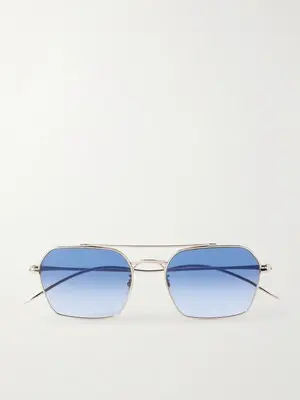 Oliver Spencer Tk-15 D-frame Sunglasses - Gold