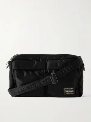 PORTER-YOSHIDA & CO Tanker Sling Nylon-twill Messenger Bag - Black