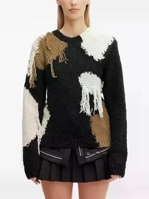 Andersson Bell Patchwork Knit Sweater