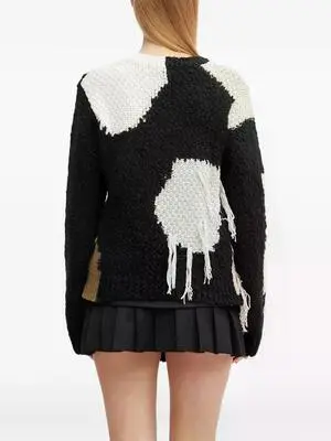 Andersson Bell Patchwork Knit Sweater