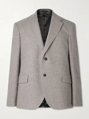 Mr P. Oversized Wool And Camel-blend Tweed Suit Jacket