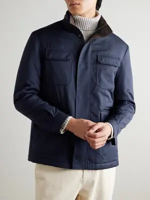 N.peal Wool-blend Field Jacket