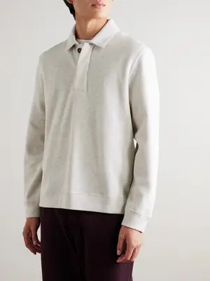 Mr P. Organic Cotton-blend Jersey Sweatshirt - Gray