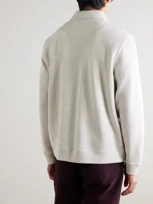 Mr P. Organic Cotton-blend Jersey Sweatshirt - Gray