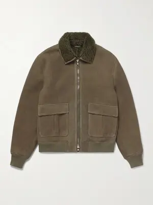 Mr P. Shearling Bomber Jacket