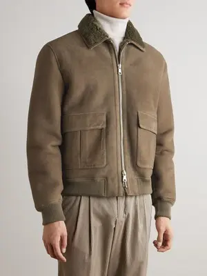 Mr P. Shearling Bomber Jacket