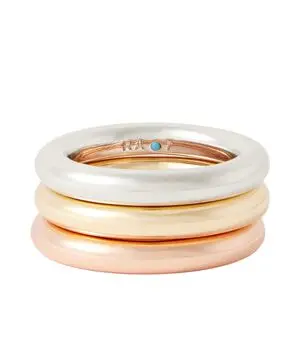 ROXANNE ASSOULIN The Tubular Set Of Three Rings - Multi