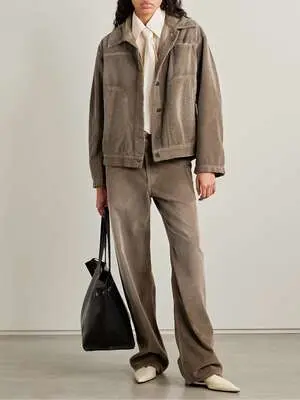 KALLMEYER Elliott Cotton-corduroy Jacket - Taupe