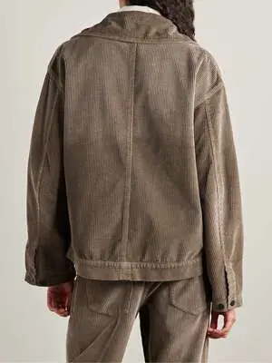 KALLMEYER Elliott Cotton-corduroy Jacket - Taupe