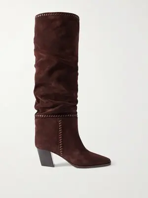 Tall Slouchy Suede Boots