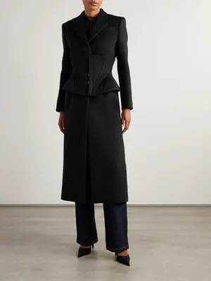 Alexander McQueen Cashmere And Wool-blend Coat