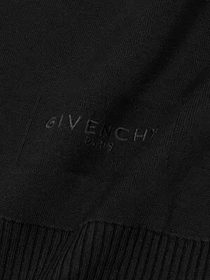 Givenchy Cropped Jersey Halterneck Top