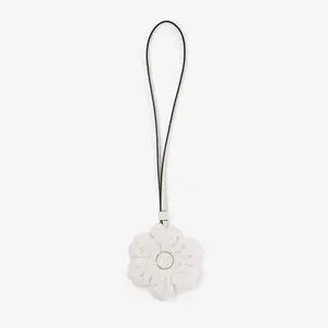 JIMMY CHOO Knitted Flower Charm