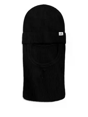 C.P. COMPANY Logo Balaclava Hat - Black