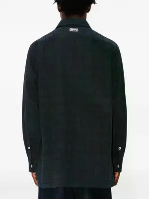 Kenzo Chest-pockets Patterned Shirt Jacket