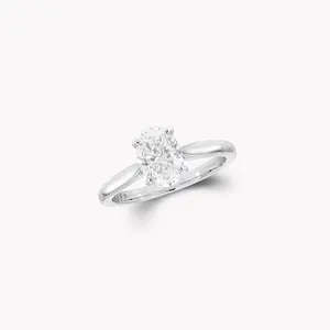 Graff Paragon Oval Diamond Engagement Ring - Platinum