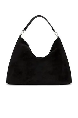 TOTEME Suede Scoop Tote - Black