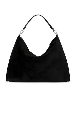 TOTEME Suede Scoop Tote - Black