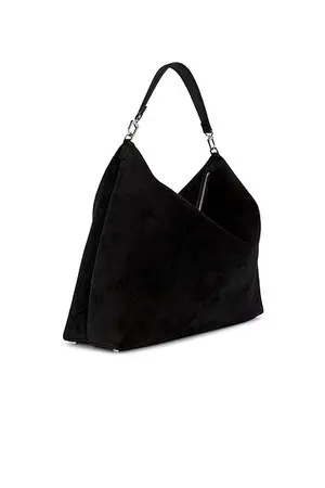TOTEME Suede Scoop Tote - Black