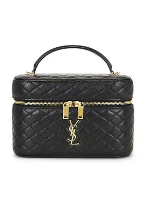 Saint Laurent Large Gaby Vanity Bag - Nero