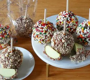 MRS PRINDABLES Mrs. Prindables 8pc Individual Thanksgiving Caramel Apple