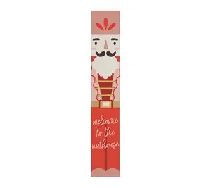 SINCERE SURROUNDINGS 47' Pink Nutcracker Porch Board