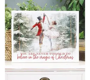SINCERE SURROUNDINGS 17' Christmas Nutcracker W Rapped Canvas - One-color