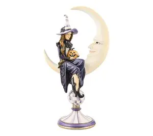 MACKENZIE-CHILDS As Is Spellbound Witch And Moon Figure - One-color