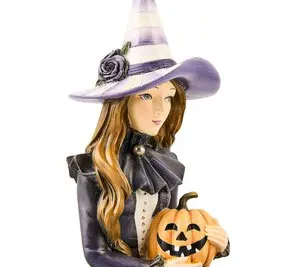MACKENZIE-CHILDS As Is Spellbound Witch And Moon Figure