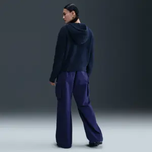 Nike Sportswear Phoenix Cozy Bouclé Loose Knit Hoodie - Blue