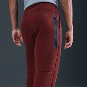Nike Tech Open-hem Fleece Pants - Red
