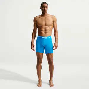 Nike Essential Micro Dri-fit Long Boxer Briefs - Blue