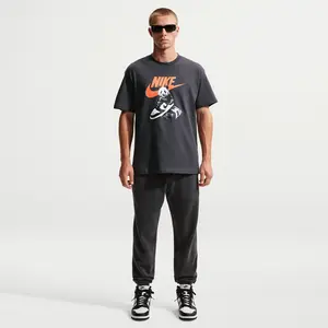 Nike Sportswear Club Washed Cuffed Fleece Pants - Grey