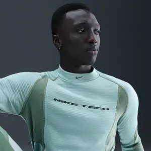 Nike Tech Base Layer Long Sleeve Top - Green