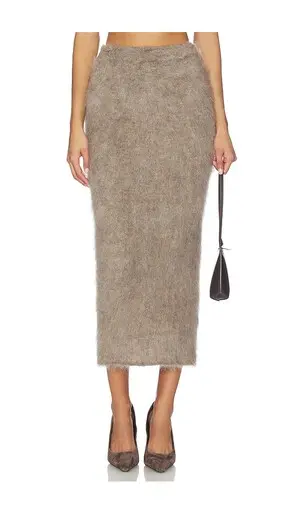 Giuseppe Di Morabito Knitted Skirt - Grey
