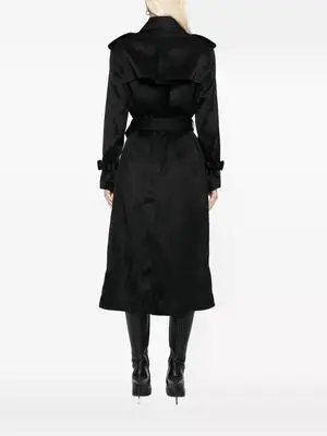 TOM FORD Leather Undercollar Trench Coat