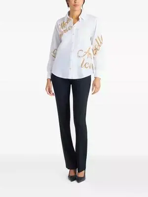 Cinq À Sept Loveletter Embellished Blouse - White