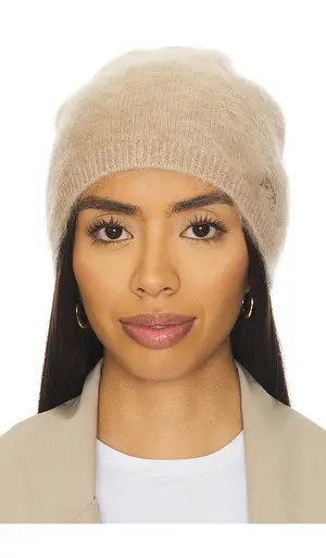 Rag & Bone Jada Brushed Cashmere Beanie - Camel