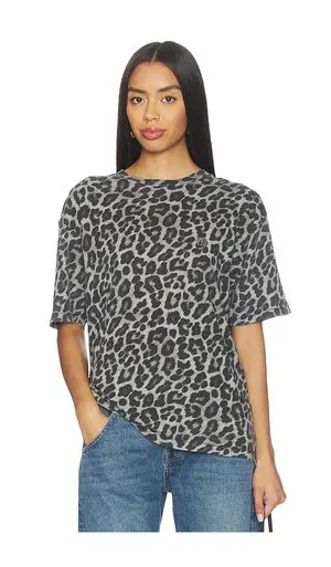 ANINE BING Cohen Tee - Grey Leopard