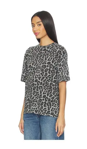 ANINE BING Cohen Tee - Grey Leopard