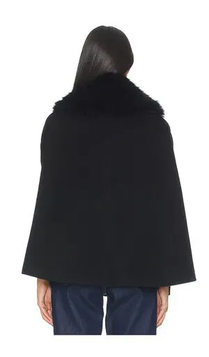 L'Agence Chana Faux Fur Cape