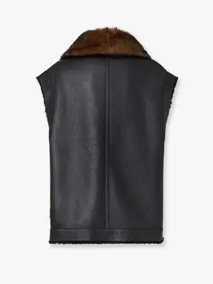 Fendi Sleeveless Sheepskin Jacket