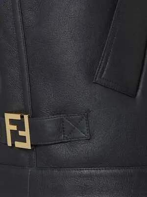 Fendi Sleeveless Sheepskin Jacket