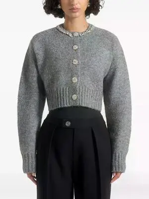 Manière De Voir Embellished Button Cardigan