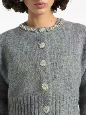 Manière De Voir Embellished Button Cardigan