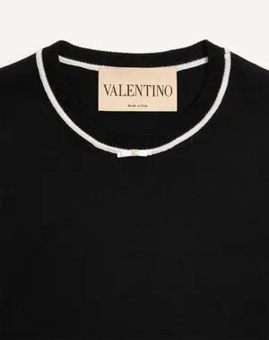 Valentino Garavani Wool Jumper - Black/ivory