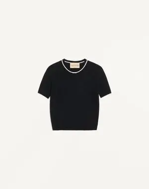 Valentino Garavani Wool Jumper - Black/ivory