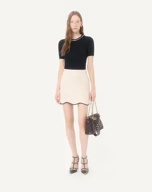 Valentino Garavani Wool Jumper - Black/ivory