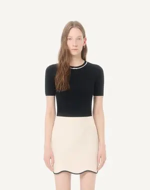 Valentino Garavani Wool Jumper - Black/ivory