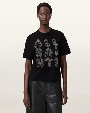 ALLSAINTS Ella Lisa Embellished T-shirt